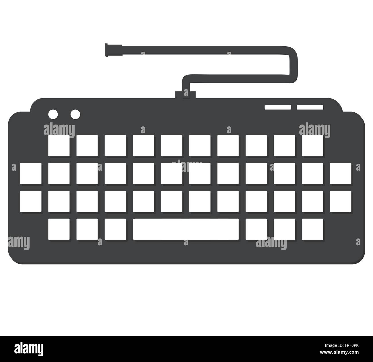 Qwerty keyboard Stock Vector Images - Alamy