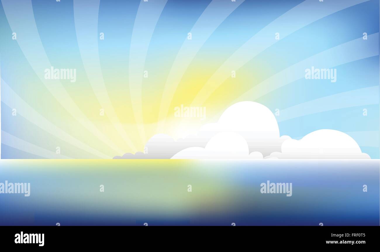 Vibrant horizon Stock Vector Images - Alamy