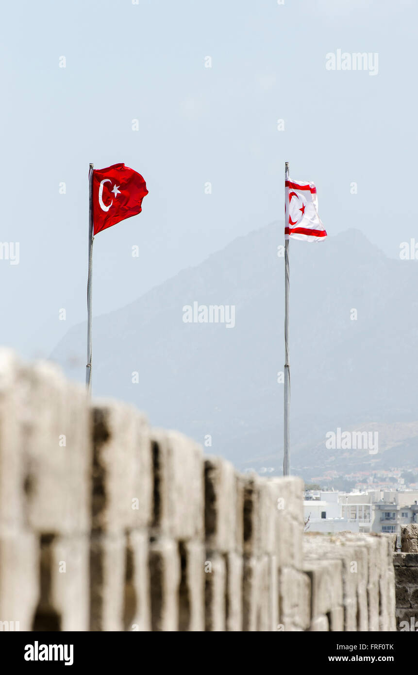Flying turkish flags hi-res stock photography and images - Alamy