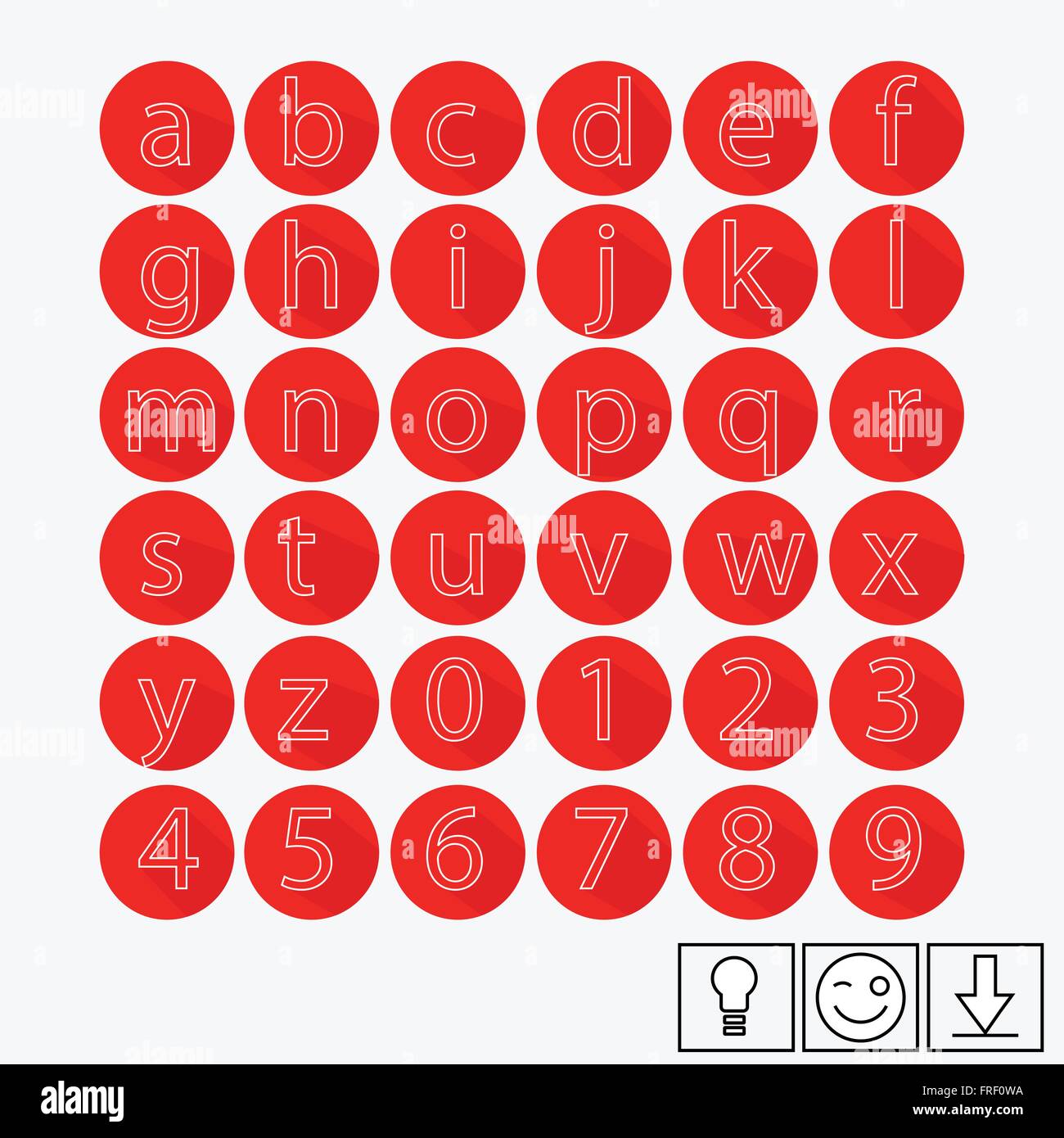 Typewriter font Stock Vector Images - Alamy