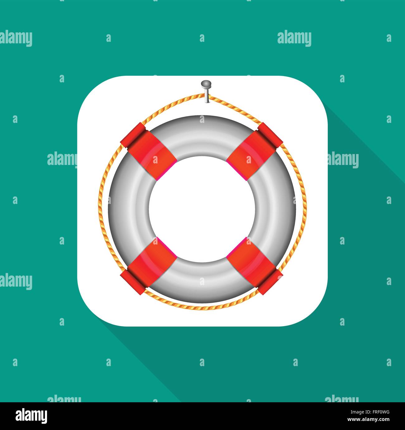 Lifebuoy Icon for Mobile Stock Vector Image & Art - Alamy