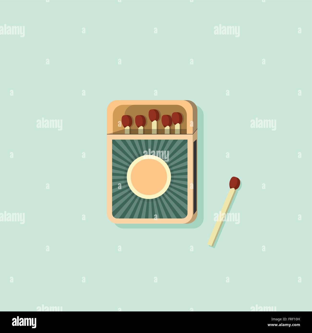Safety match matchbox Stock Vector Images - Alamy