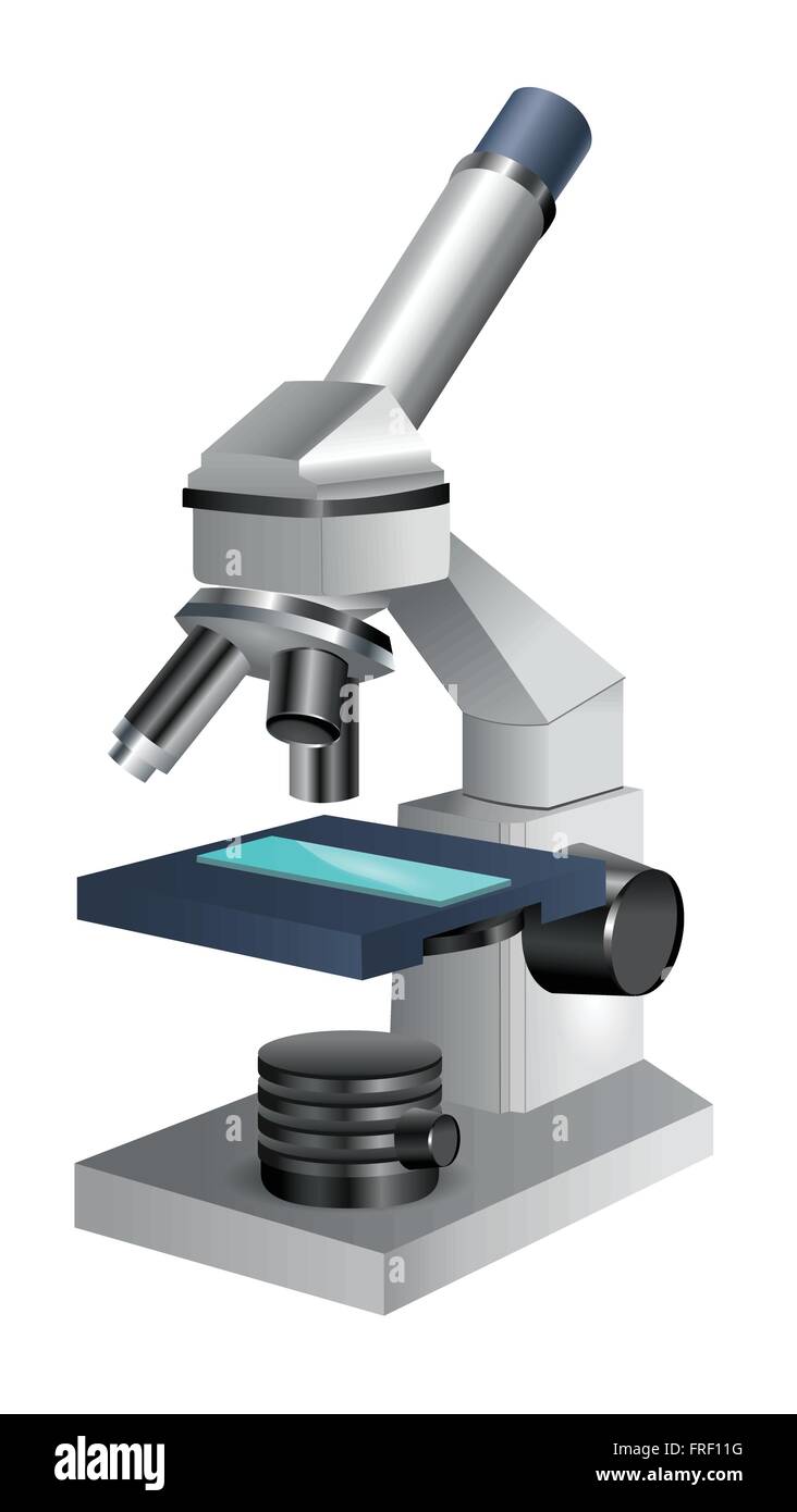 Microscope photo icon Cut Out Stock Images & Pictures - Alamy