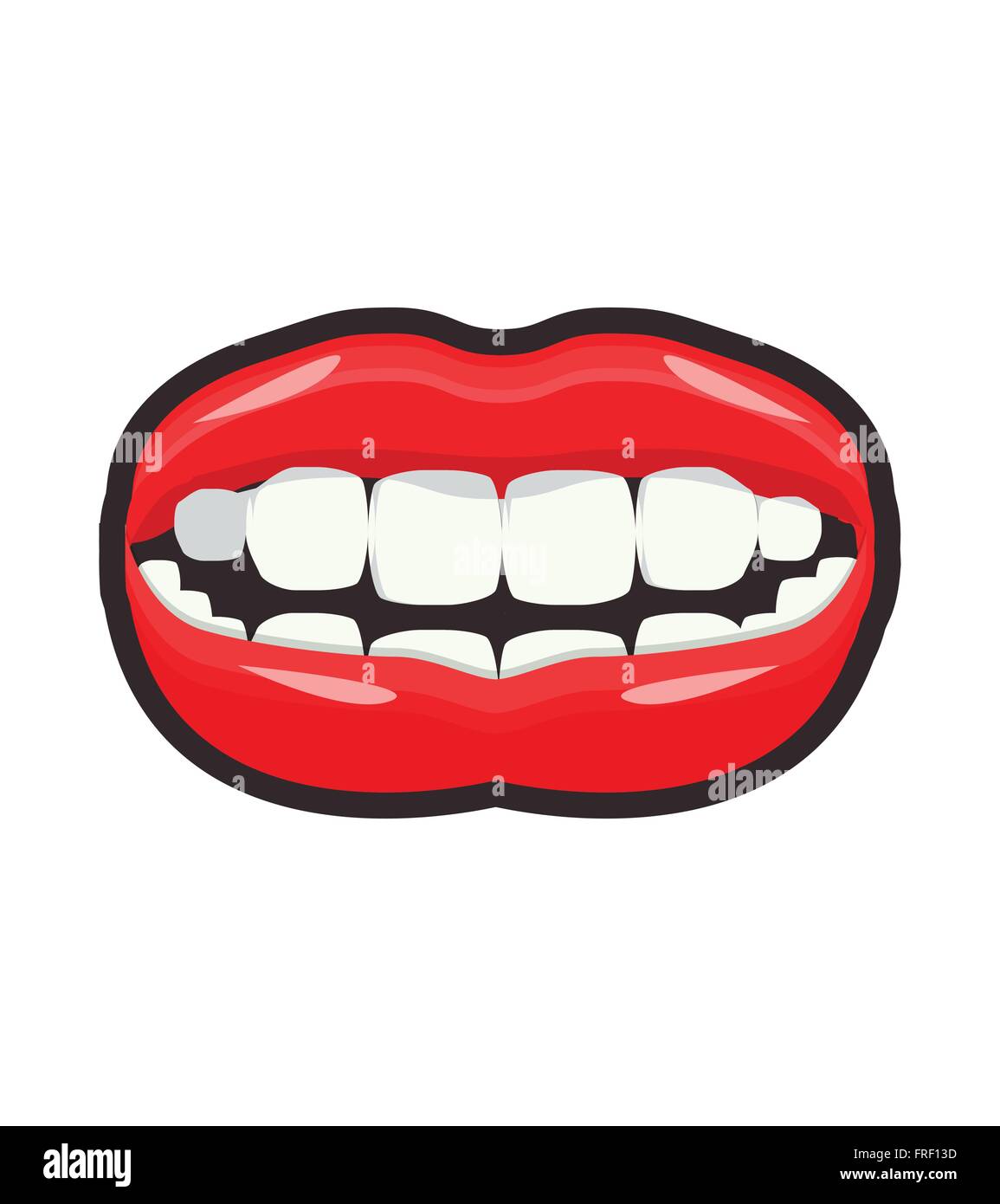 Cartoon mouth hi-res stock photography and images - Alamy