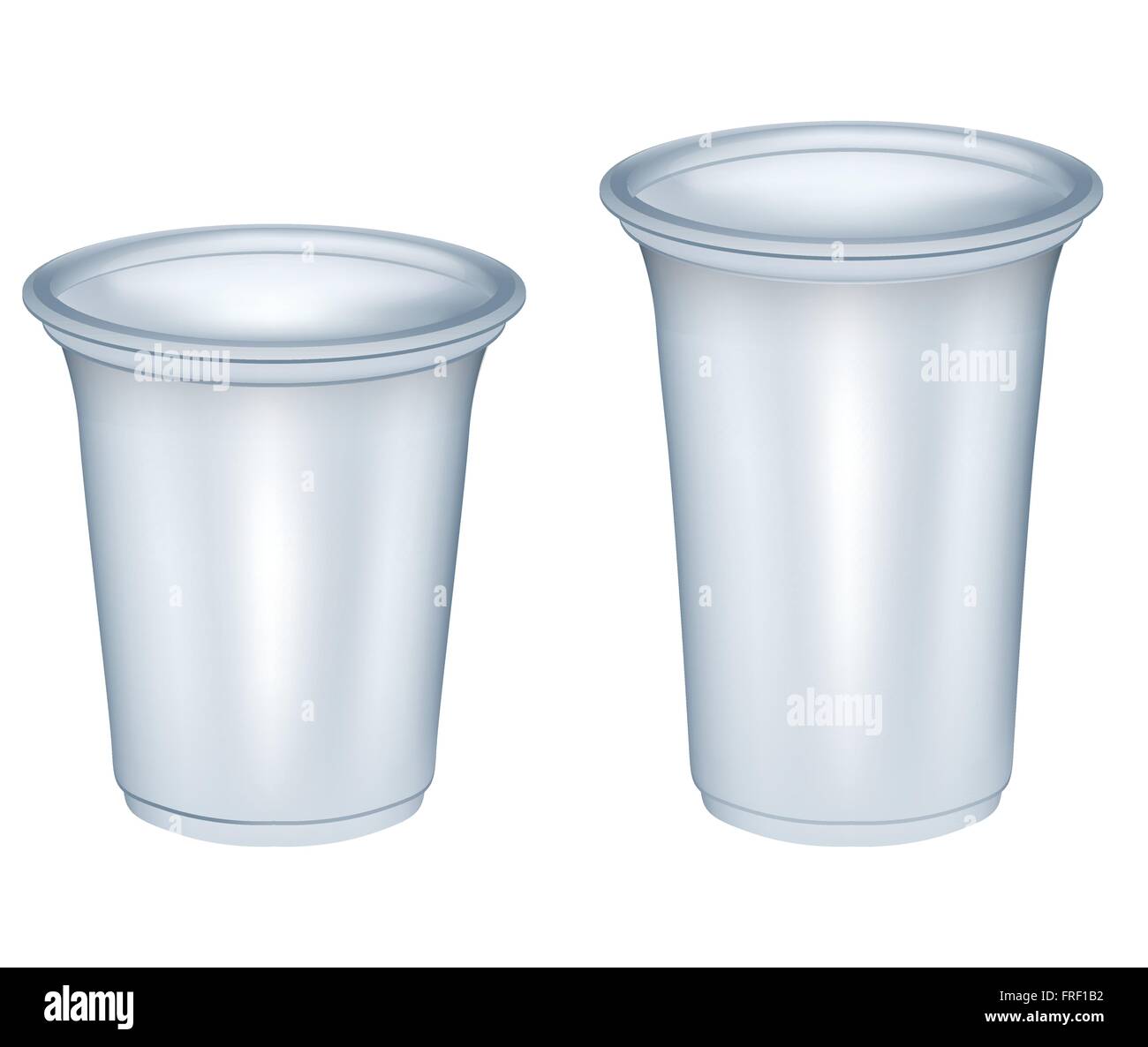 Disposable Plastic Cups Stock Vector Image & Art - Alamy