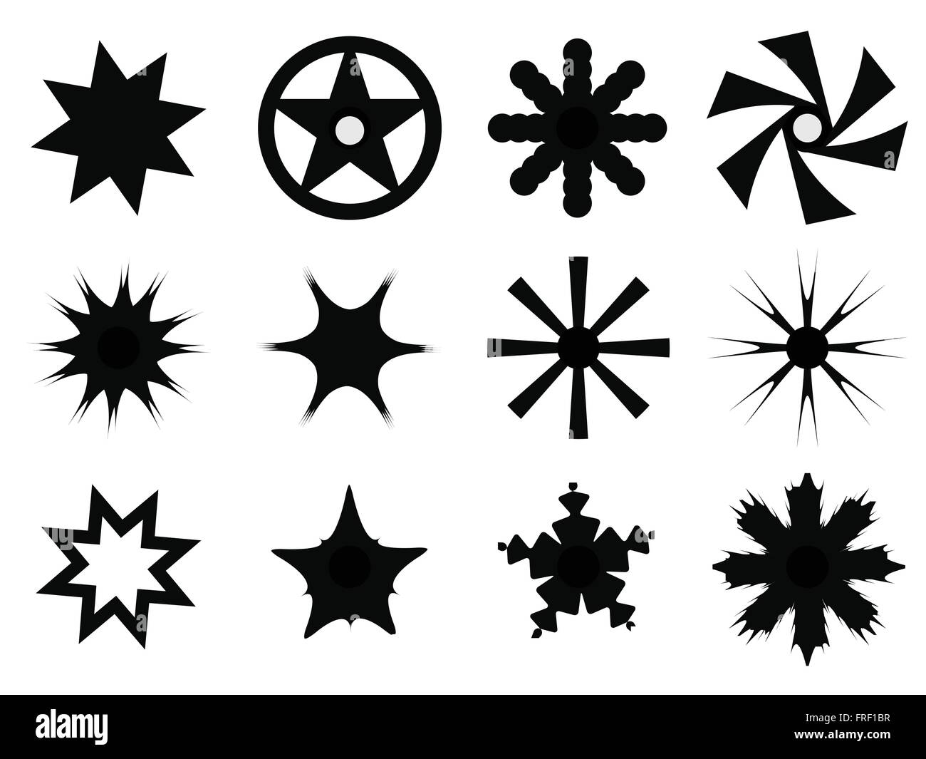 Abstract Design Elements Black Stock Vector Image & Art - Alamy