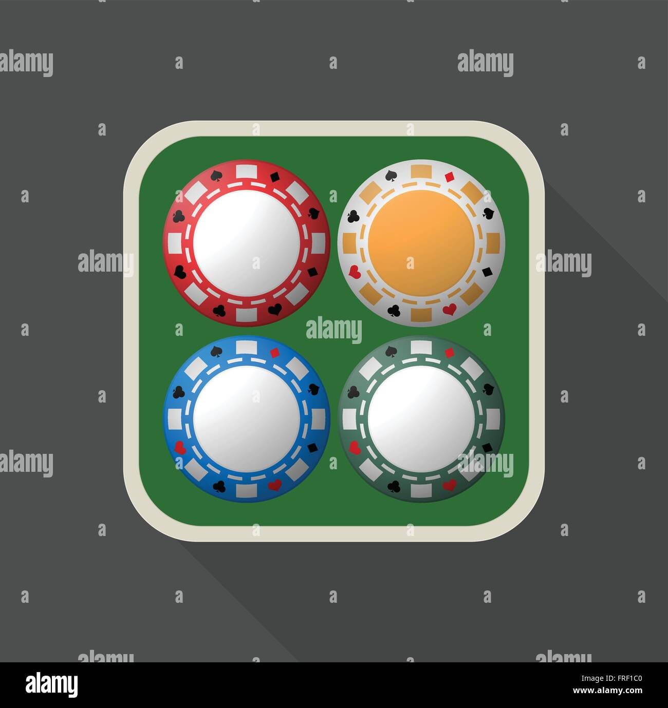 Poker icon hi-res stock photography and images - Alamy
