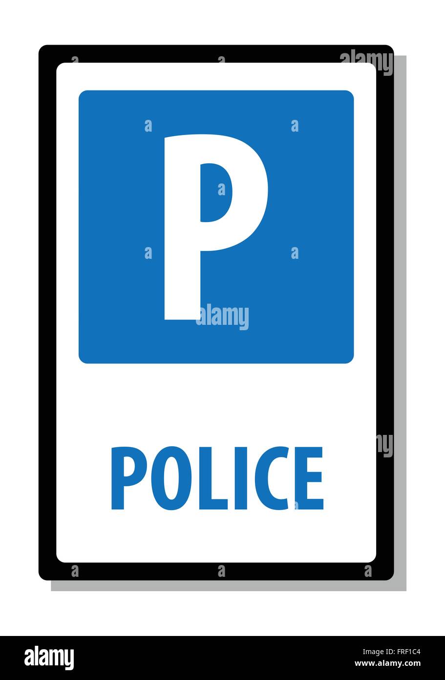 Police. Flat Simple Sign/Symbol Icon Stock Vector Image & Art - Alamy