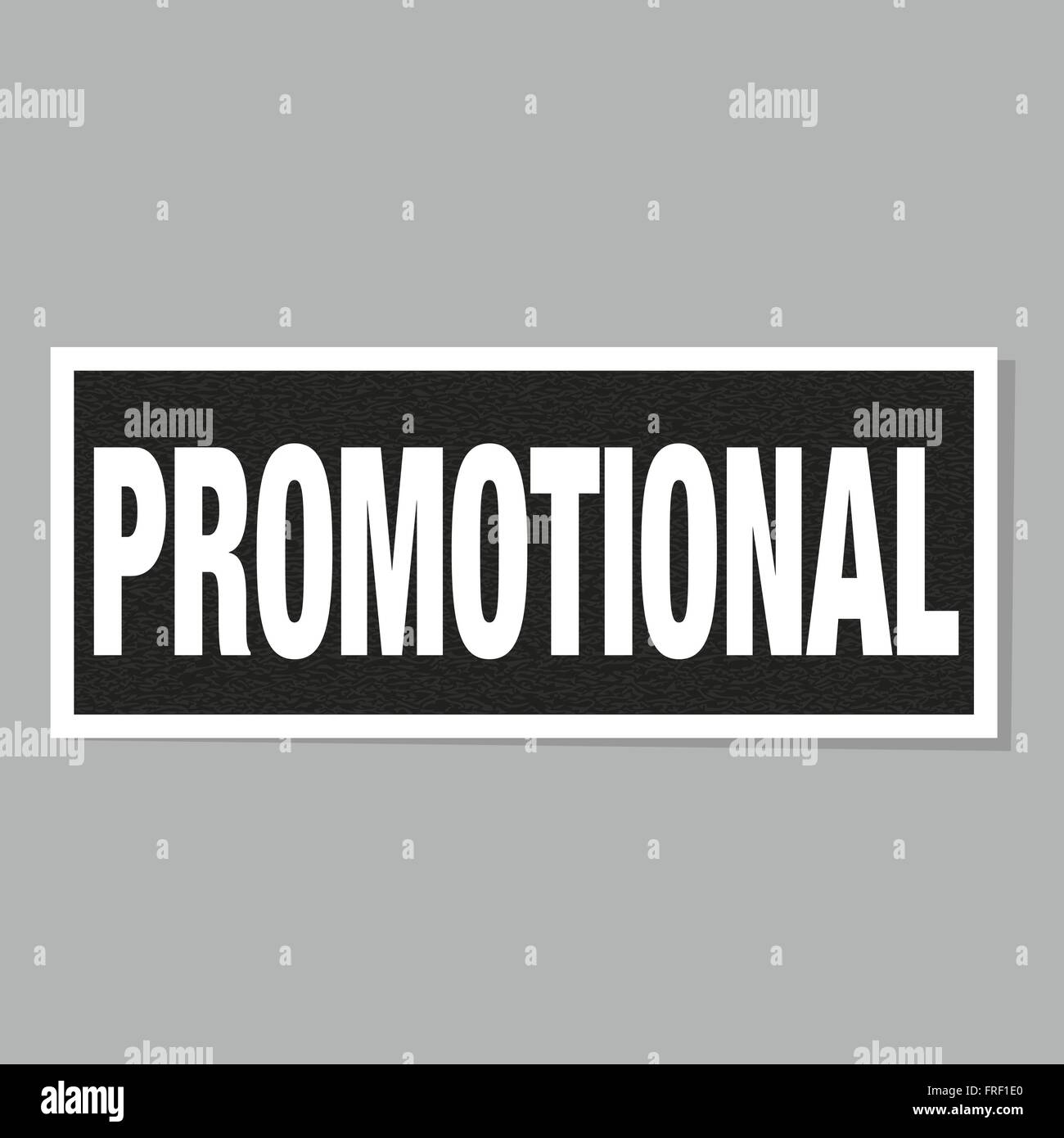 Promotional Sticker / Sign Stock Vector Image & Art - Alamy