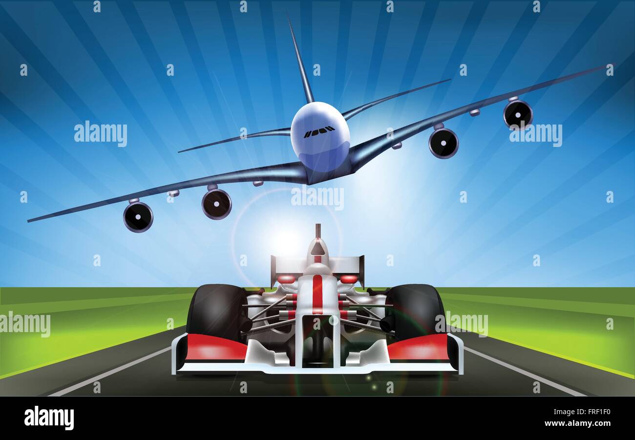Airplane racing Stock Vector Images - Alamy