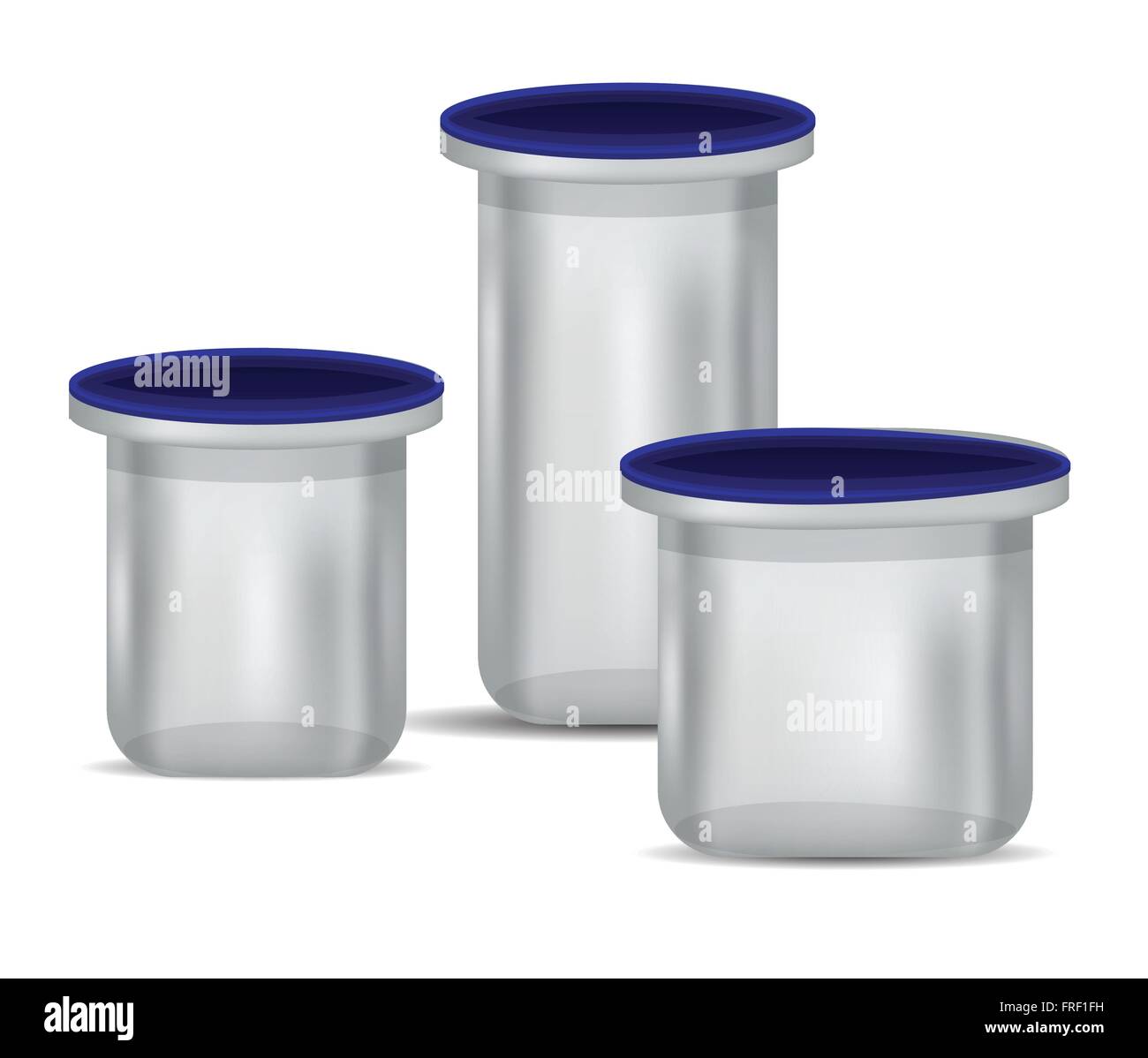 Household plastic blue product Stock Vector Images - Alamy