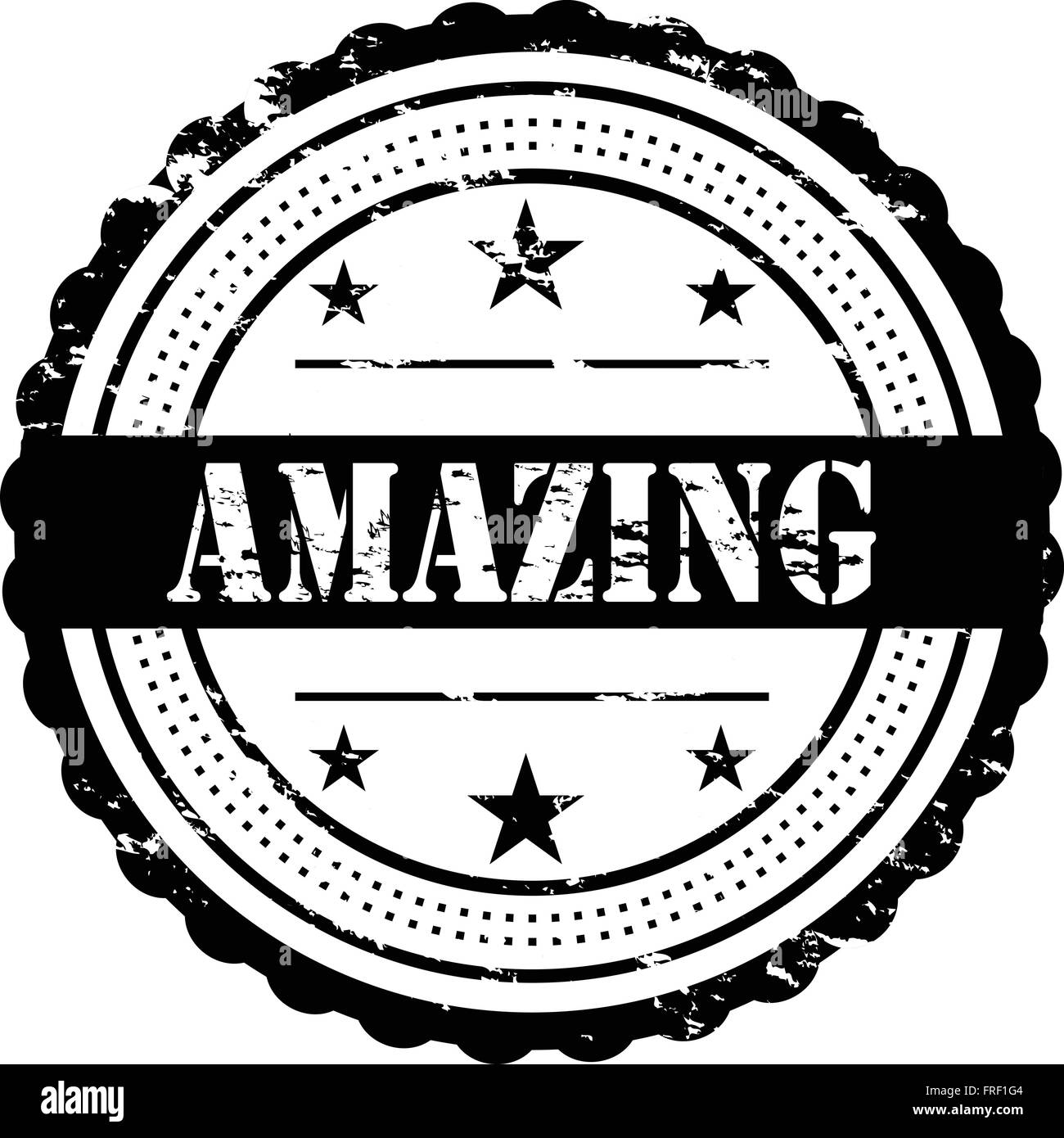 Amazing / Stamp Sticker Stock Vector Image & Art - Alamy