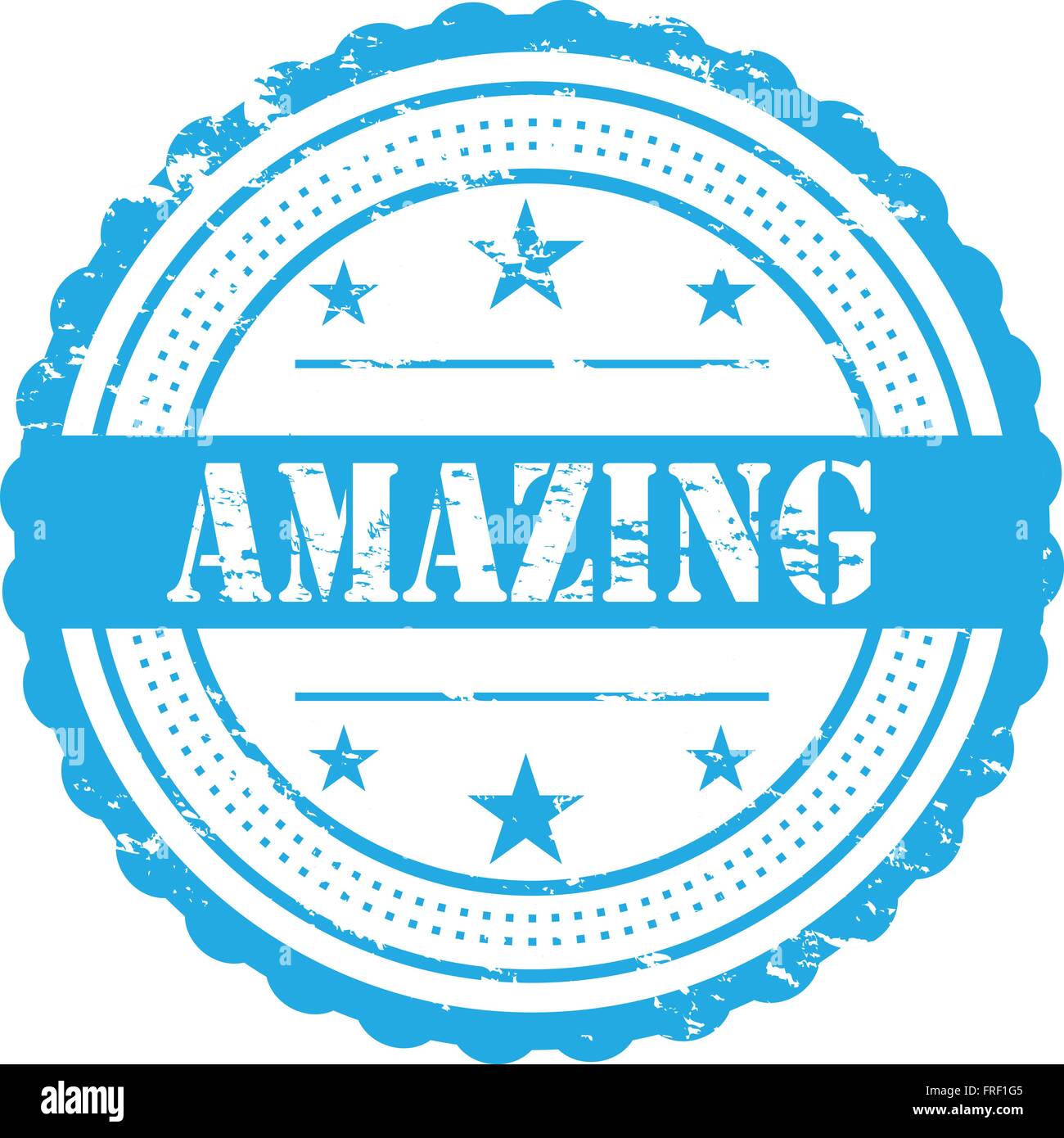 Amazing / Stamp Sticker Stock Vector Image & Art - Alamy