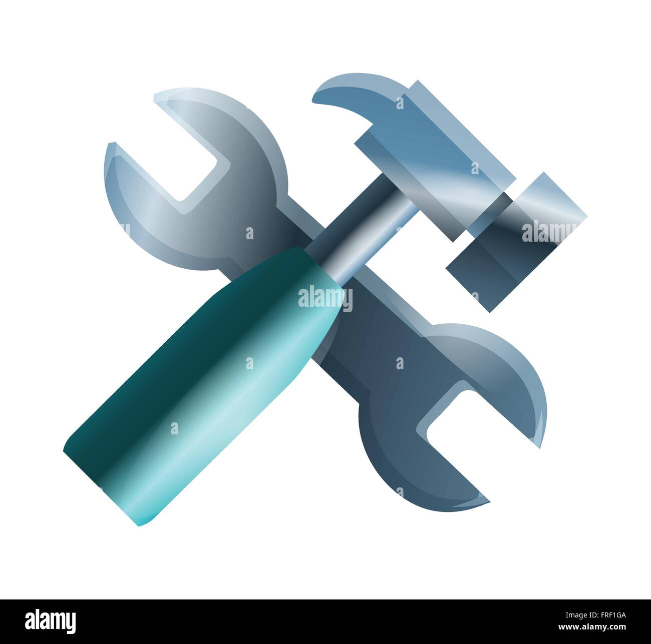 Repair - Settings - Icon. On white background Stock Vector Image & Art ...