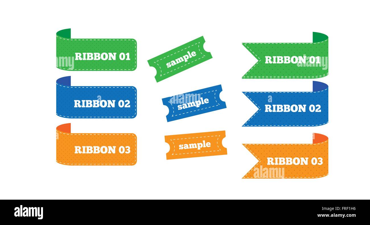 Ripped stickers Stock Vector Images - Alamy