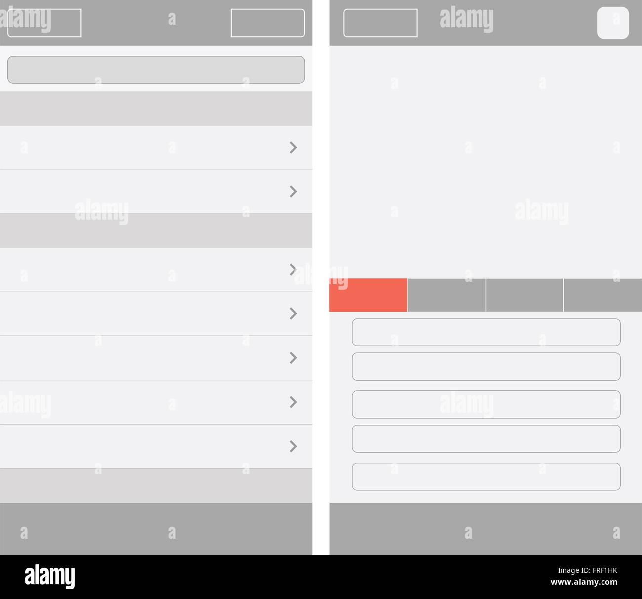Mobile user interface hi-res stock photography and images - Alamy