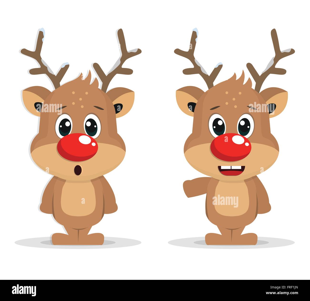 Cartoon raindeer hi-res stock photography and images - Alamy