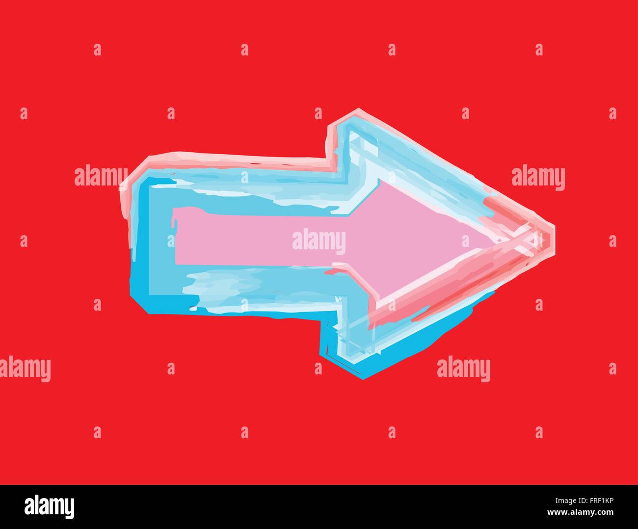 Ice Frozen Arrow Icon Stock Vector Image & Art - Alamy