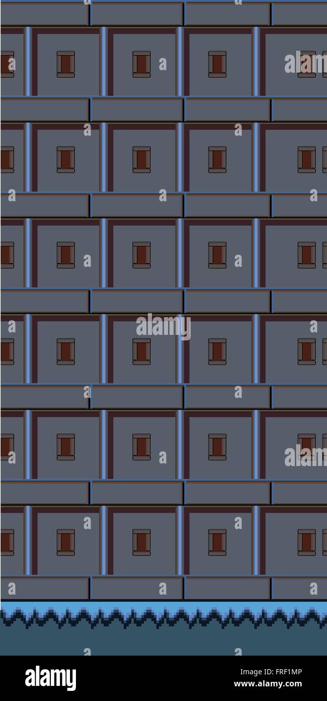 Seamless Retro Game Background Repetitive Stock Vector Image & Art - Alamy