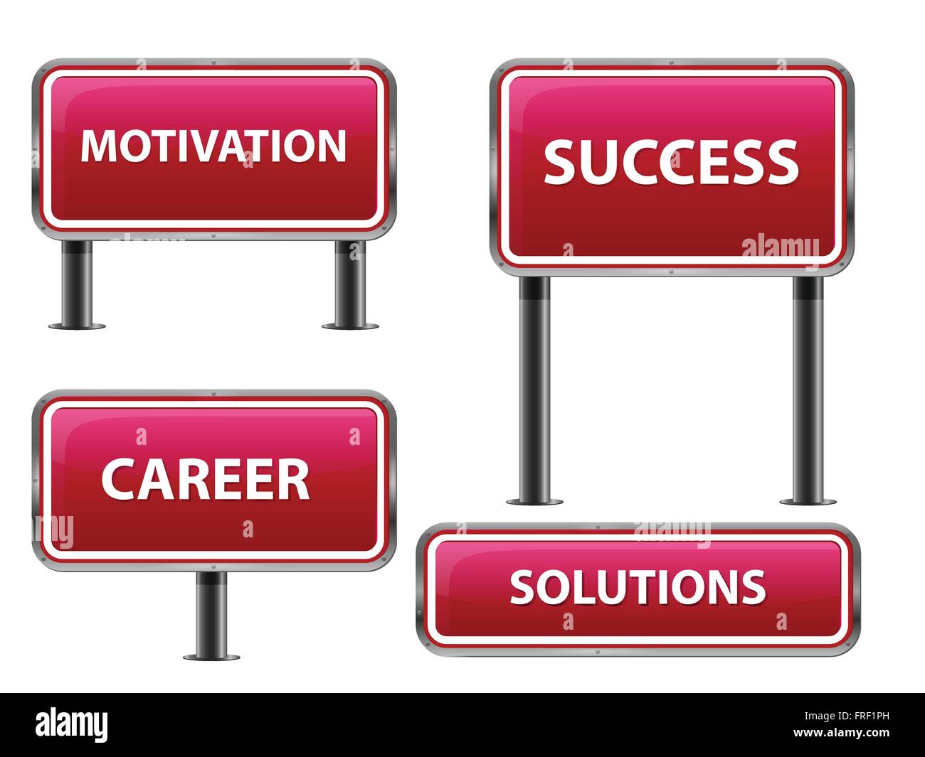 Motivational Signs Banners Stock Vector Image & Art - Alamy