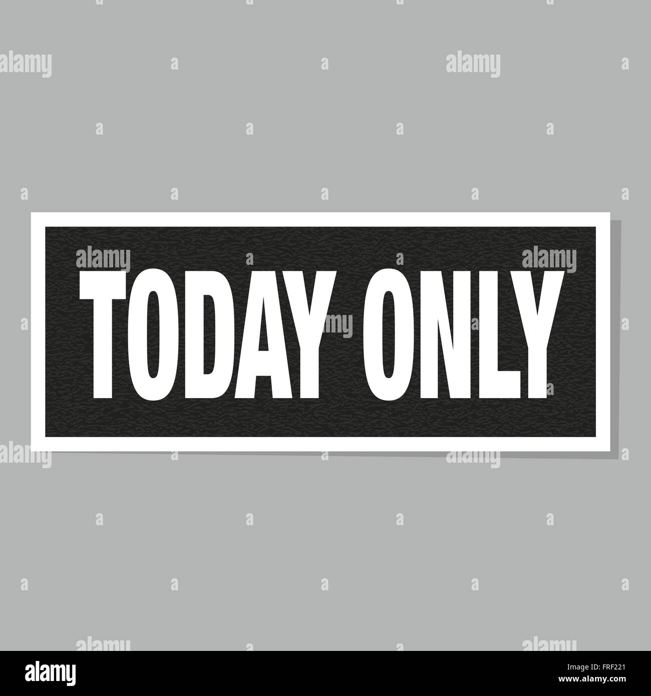 Only today badge hi-res stock photography and images - Alamy