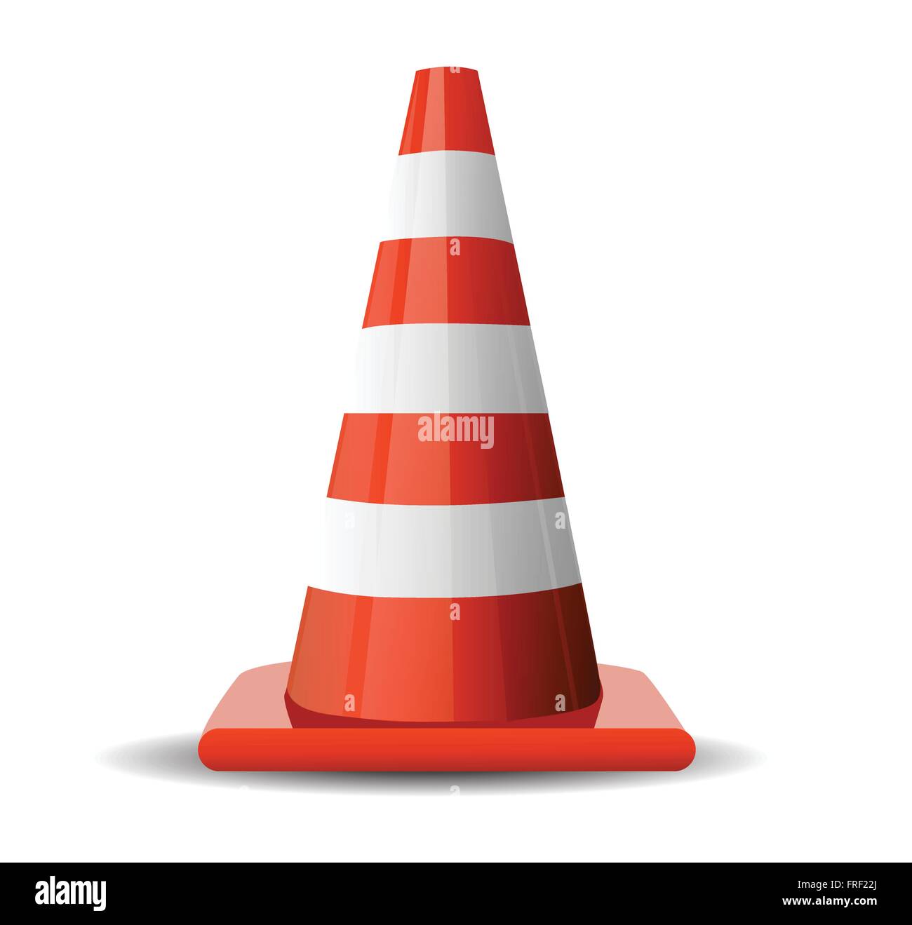 Caution cones Stock Vector Images - Alamy