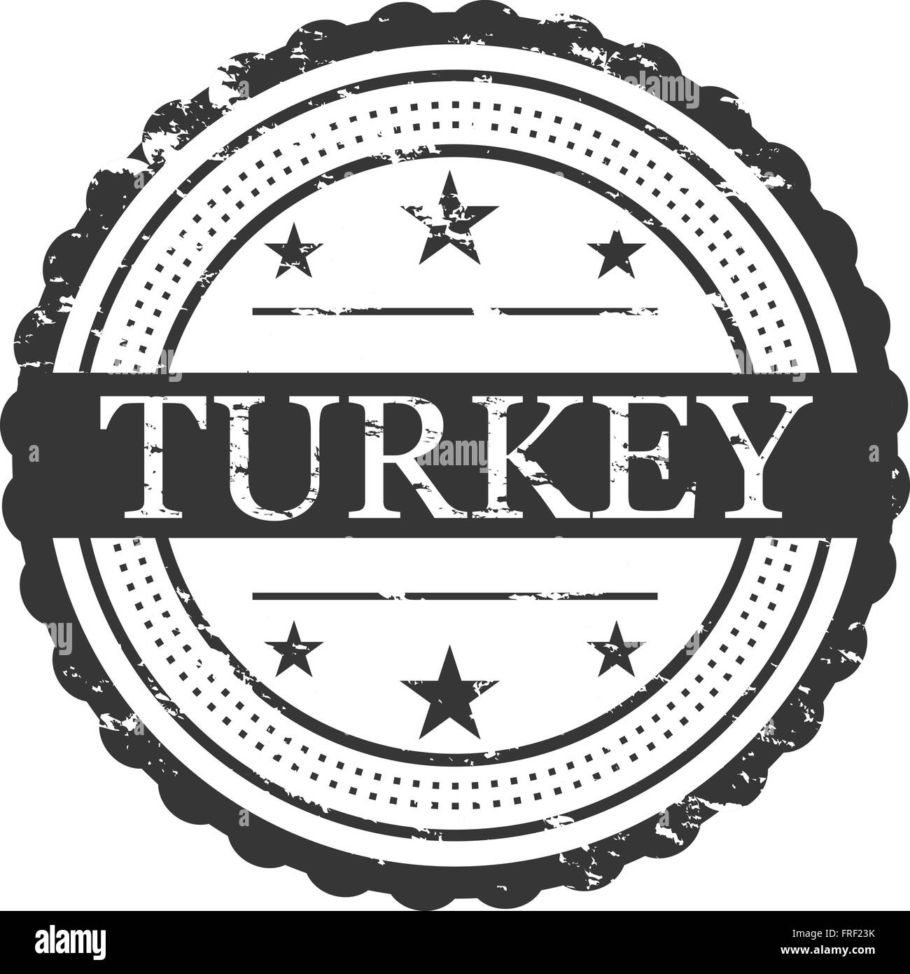 Turkey stamp Black and White Stock Photos & Images - Alamy