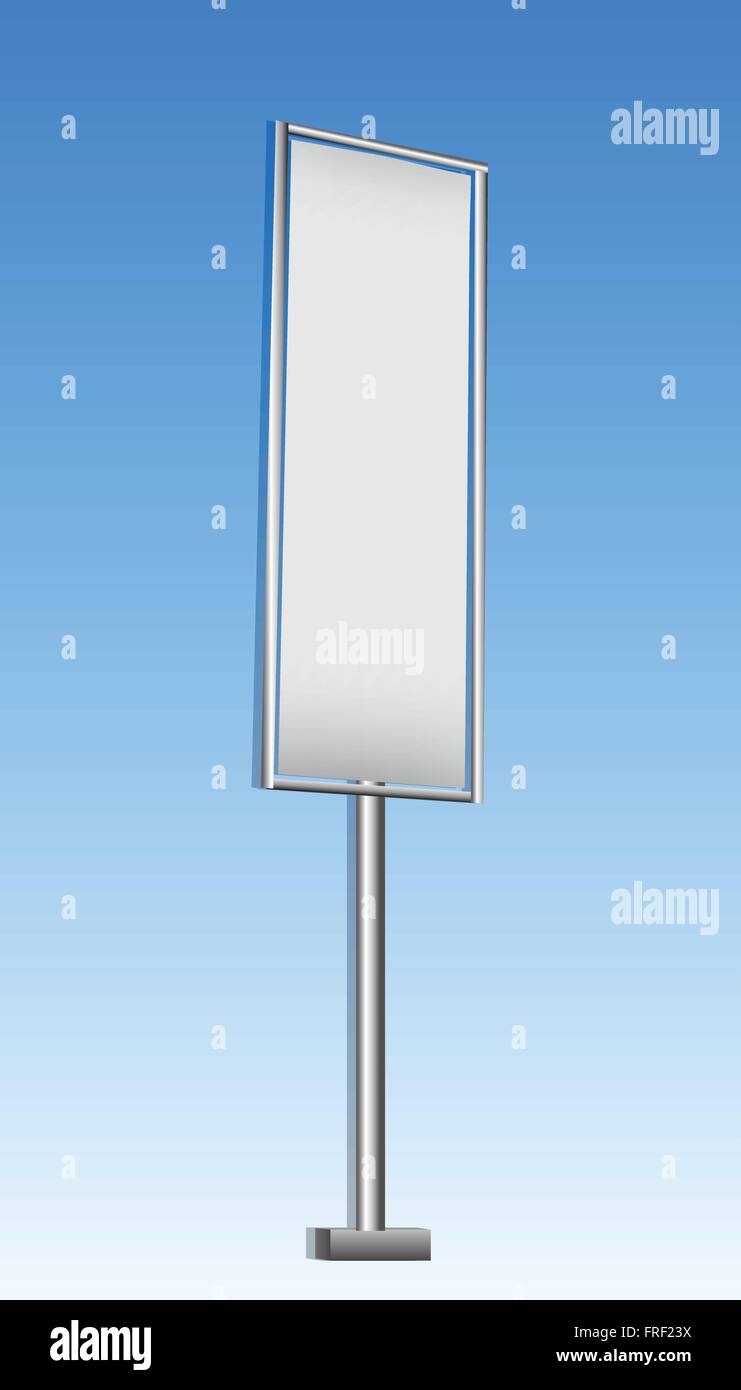 Street Vertical Advertisement Banners Stock Vector Image & Art - Alamy