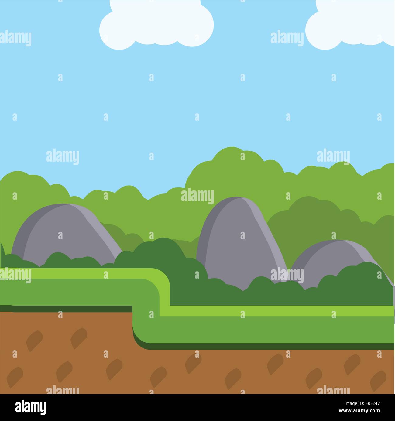 Abstract Cartoon Platform Background Stock Vector Image & Art - Alamy