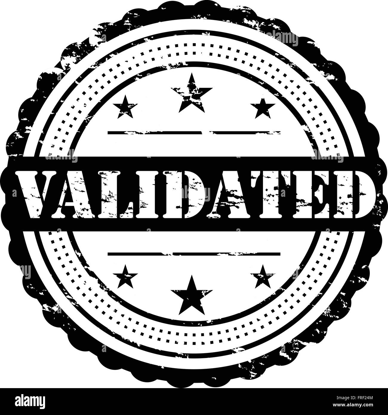 Validated, Grunge Stamp Symbol Stock Vector Image & Art - Alamy