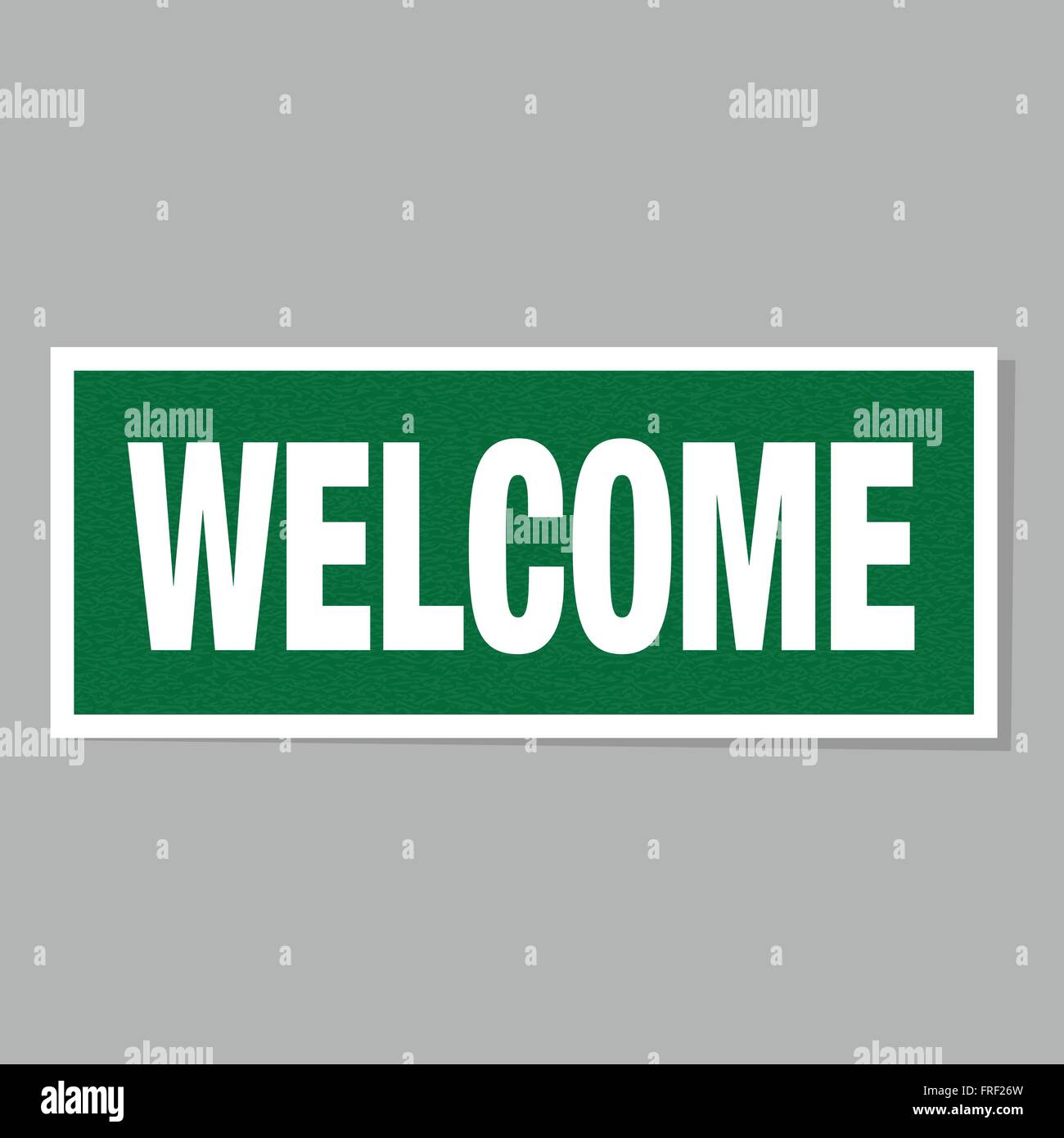 Welcome Sticker / Sign Stock Vector Image & Art - Alamy