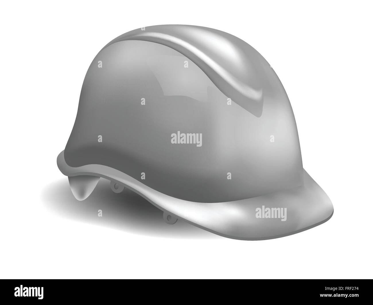 White hard hat Stock Vector Images - Alamy