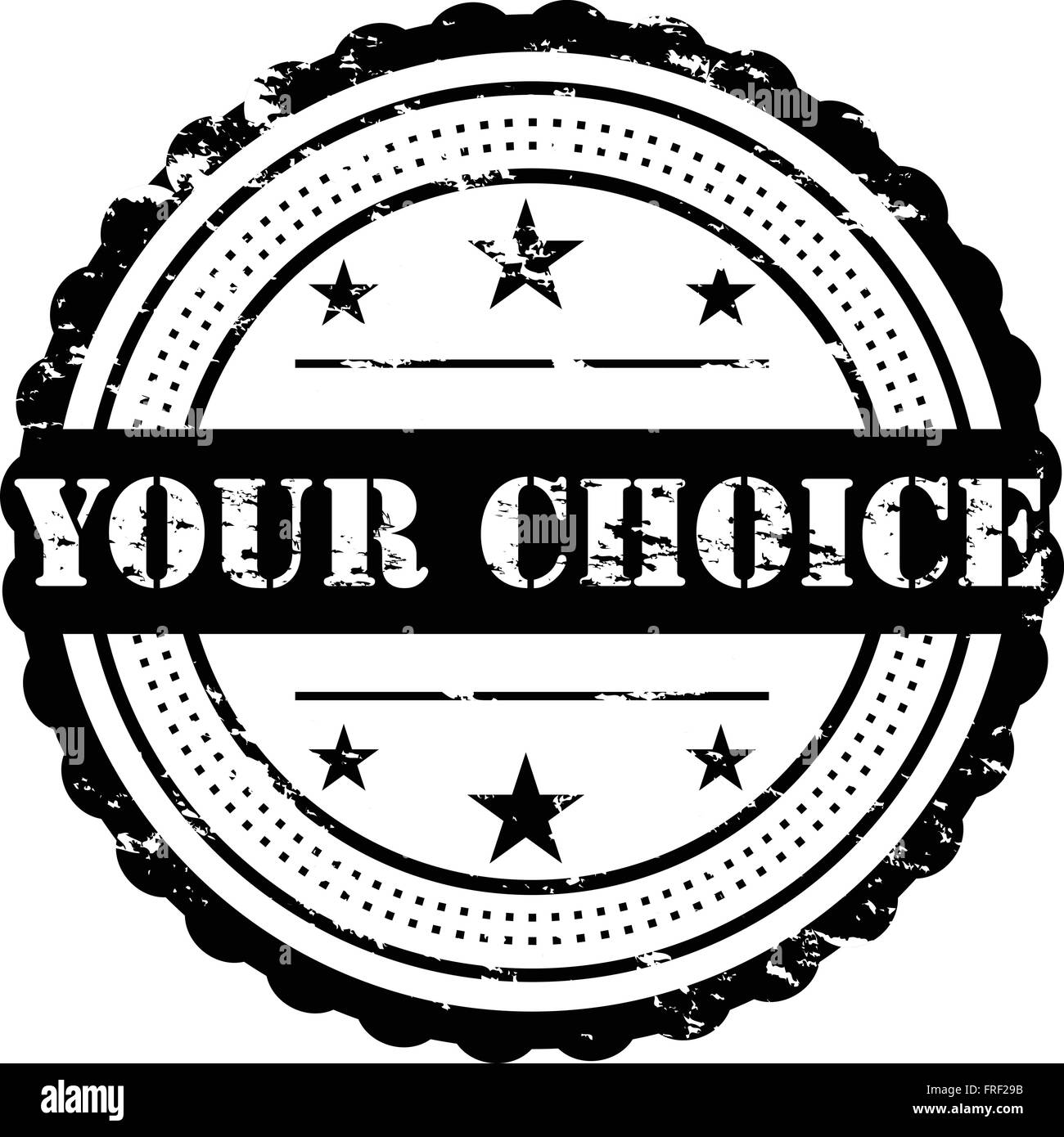 You're choice Stamp Sticker Stock Vector Image & Art - Alamy