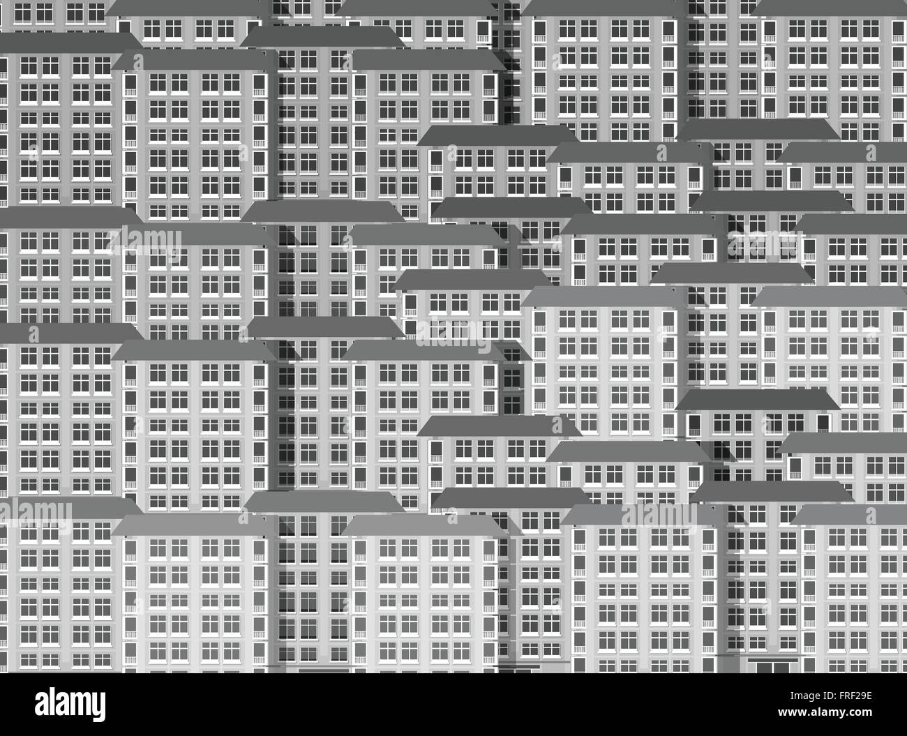 New residential blocks Stock Vector Images - Alamy