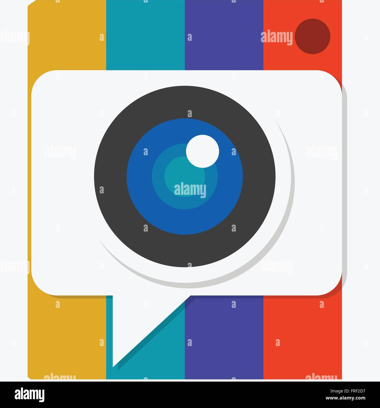 Camera icon for apps Stock Vector Images - Alamy