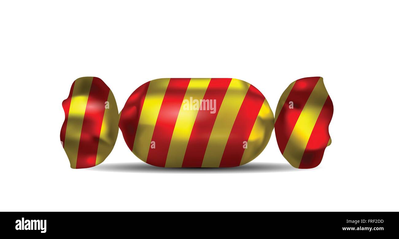Realistic Candy Isolated on White Stock Vector Image & Art - Alamy