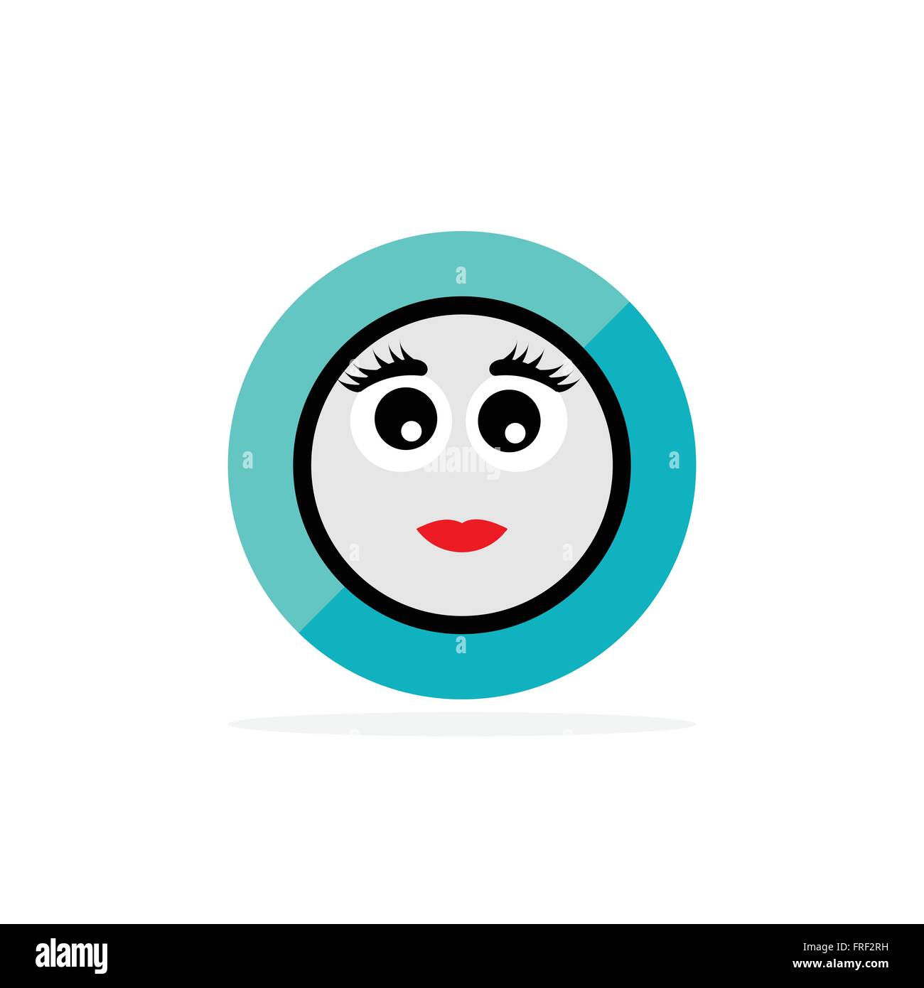 Set of Three Emotion Stickers Isolated on White Background Stock Vector ...