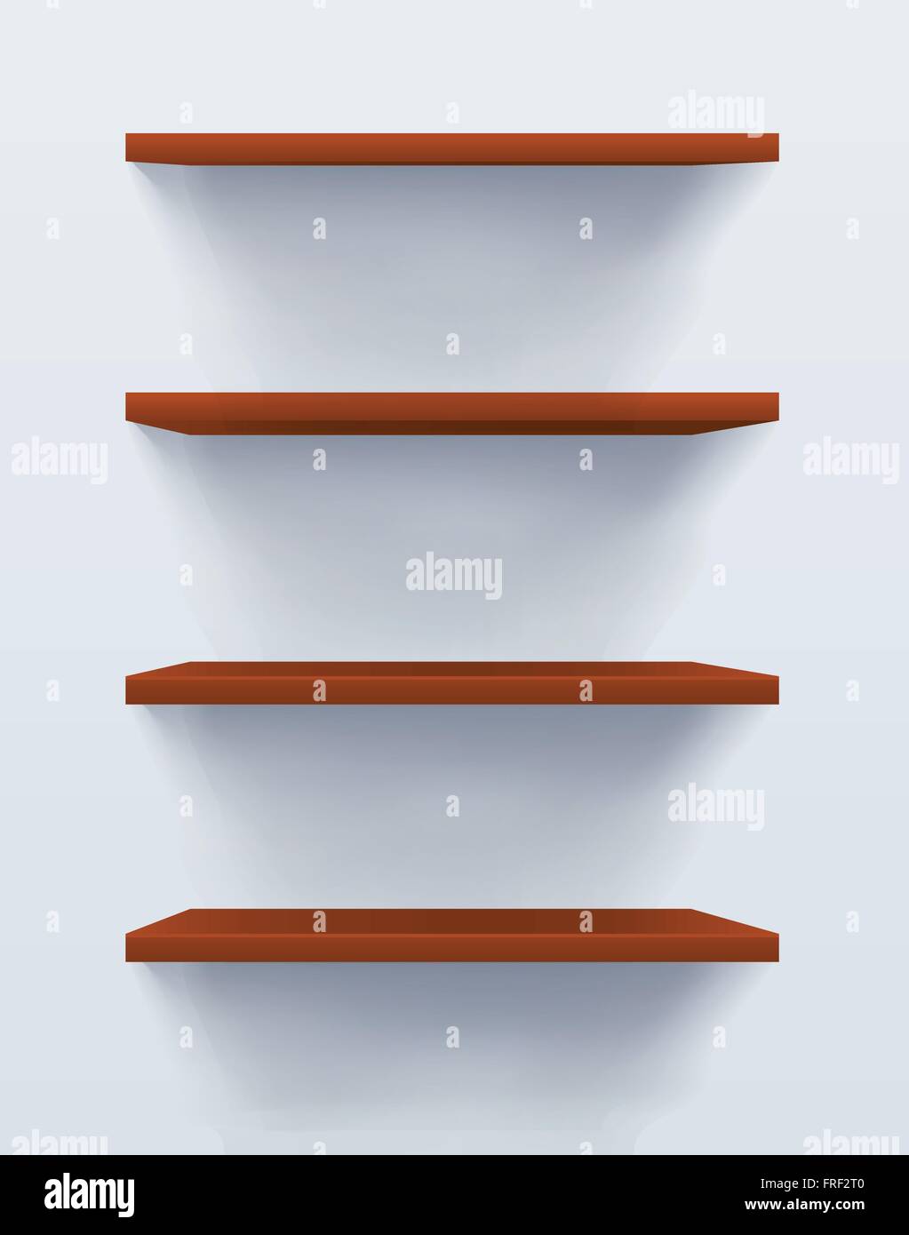 Wooden shelves vector vectors hi-res stock photography and images - Alamy