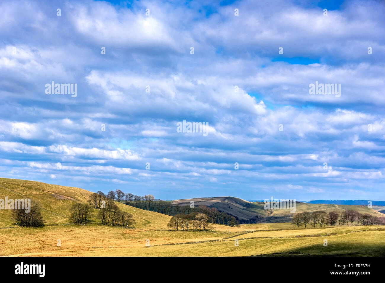 High Peak moors Derbyshire North West England Stock Photo - Alamy
