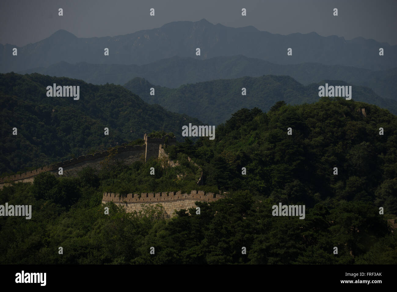 The Great Wall of China, Mutianyu section Stock Photo - Alamy