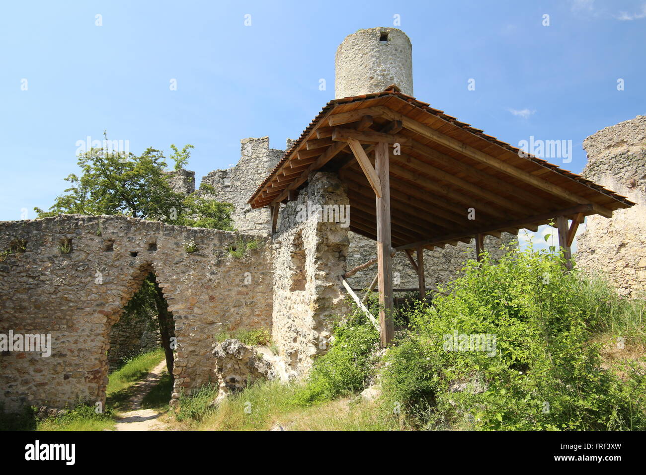 Inside ruined castle hi-res stock photography and images - Alamy
