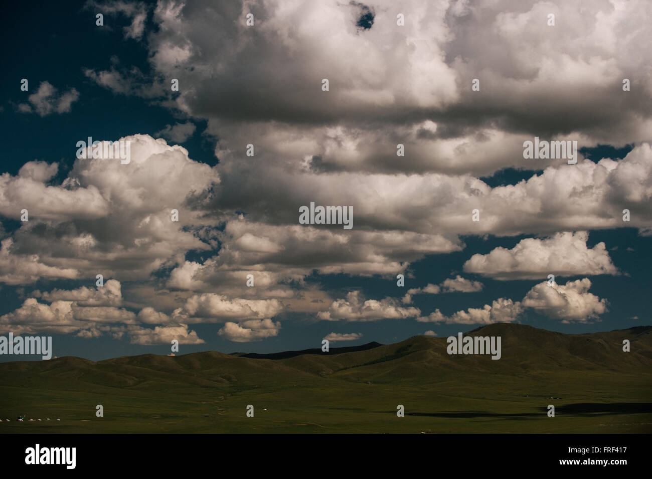 A Mongolian landscape Stock Photo - Alamy