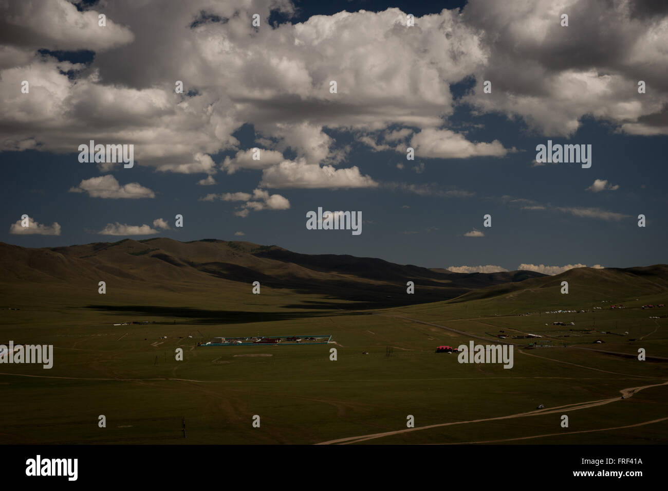 A Mongolian landscape Stock Photo - Alamy