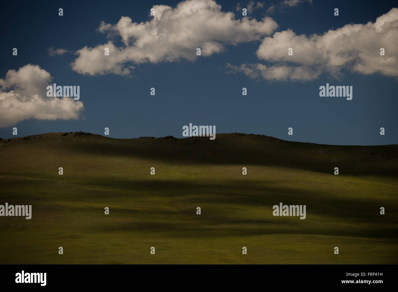 A Mongolian landscape Stock Photo - Alamy