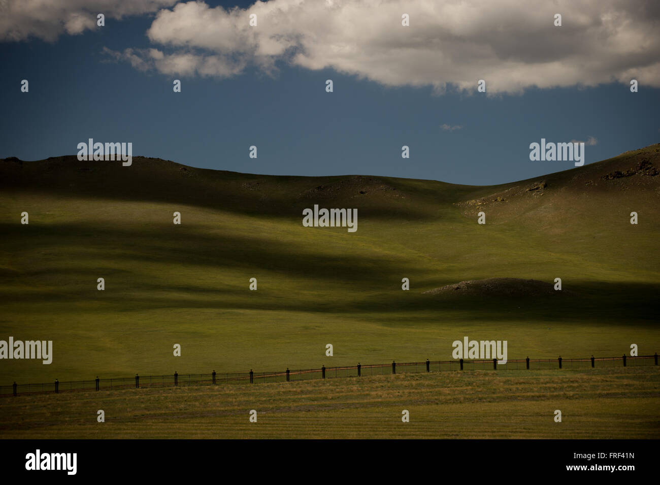 A Mongolian landscape Stock Photo - Alamy