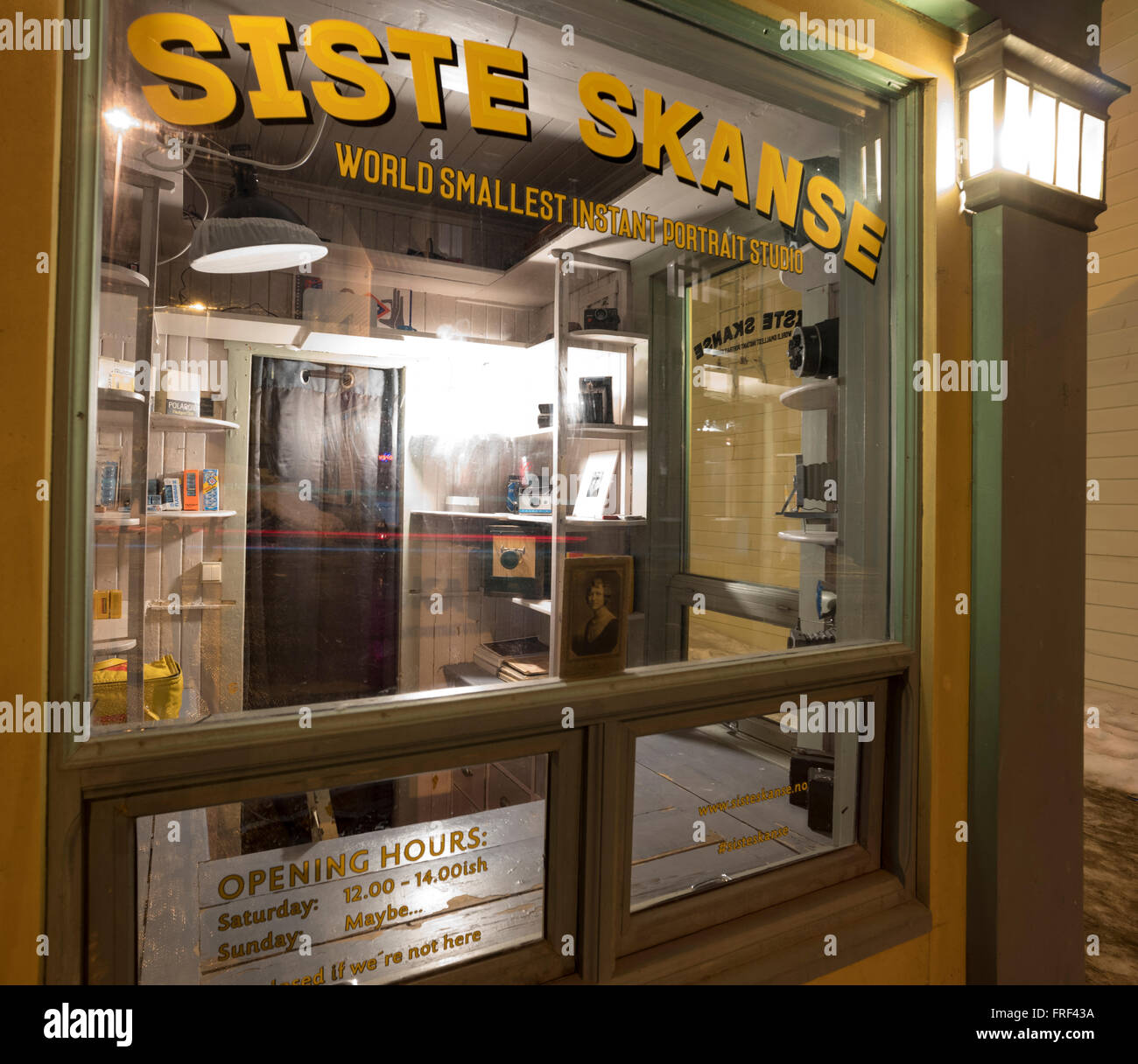 Siste Skanse, The World’s Smallest Instant Photo Studio, Tromso, Norway ...