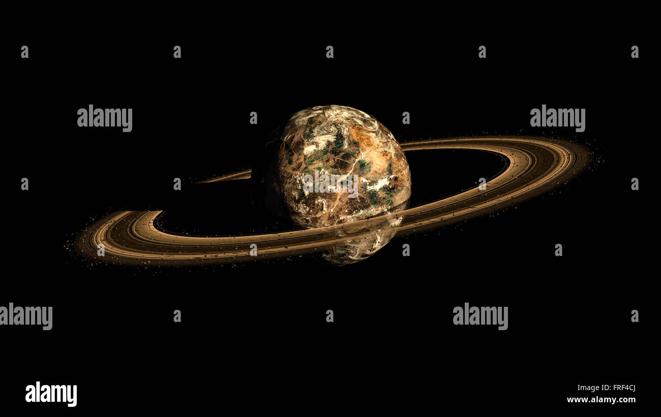 Fantasy Alien Exo Planet isolated galaxy space Stock Photo - Alamy