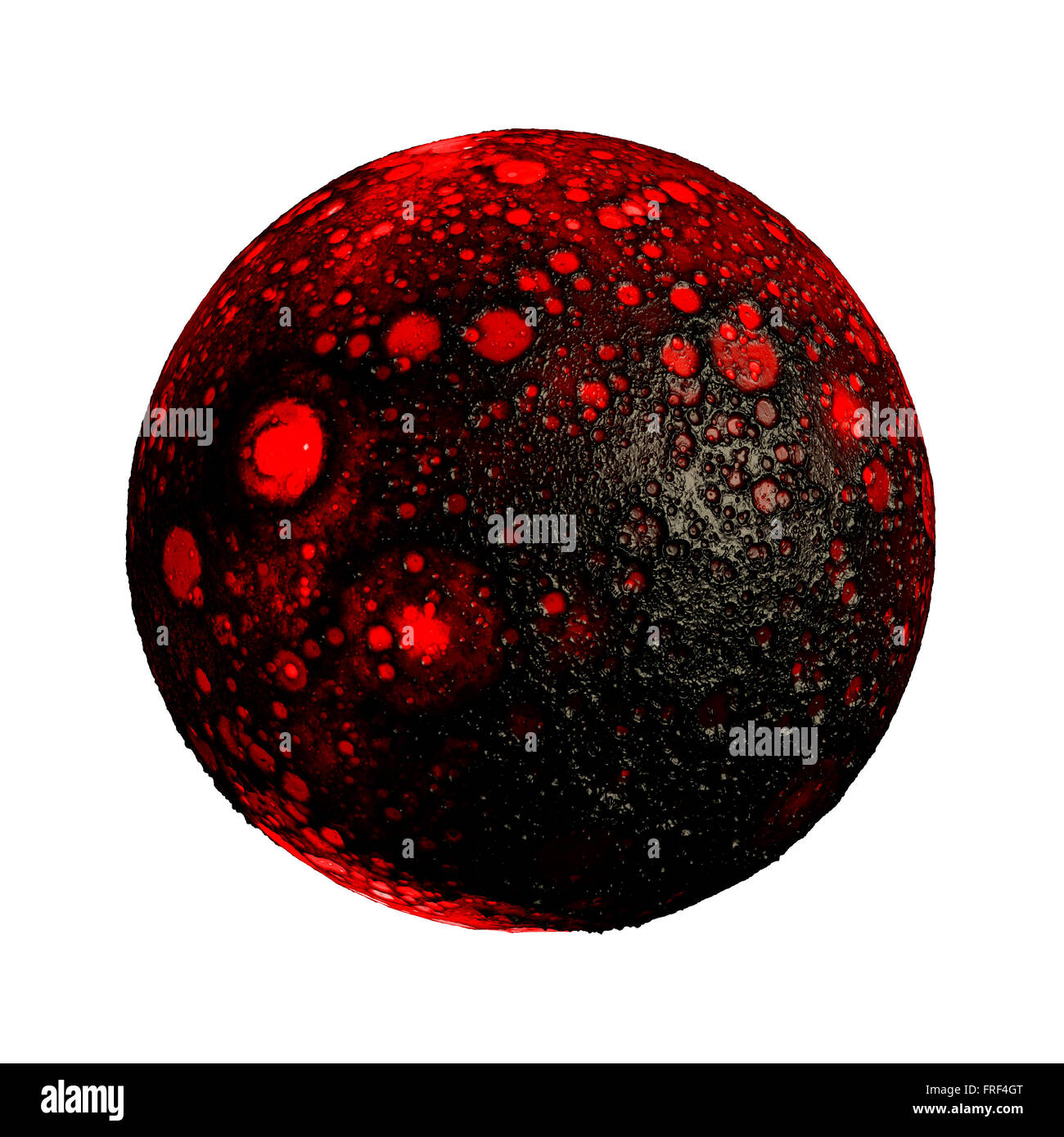 Hot planet solar system background illustration space Stock Photo - Alamy