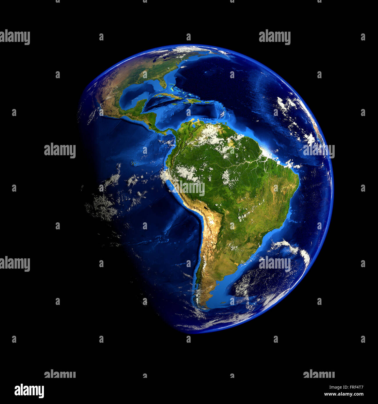 View of Earth set Stock Photo - Alamy