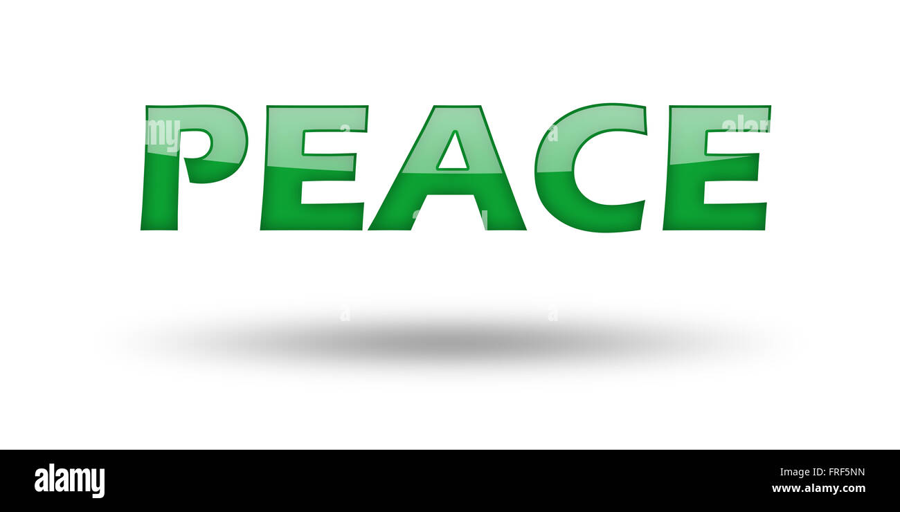 Peace word art hi-res stock photography and images - Alamy